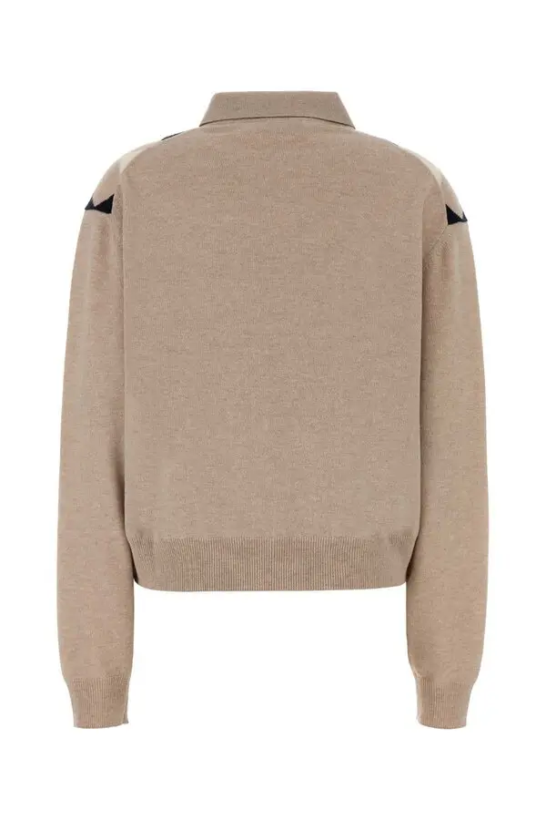 Miu Miu Cashmere Polo Shirt - Brown