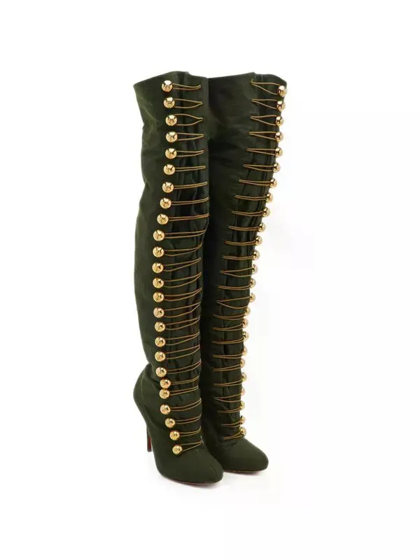 CHRISTIAN LOUBOUTIN Ronfifi Supra Over-the-knee Boots