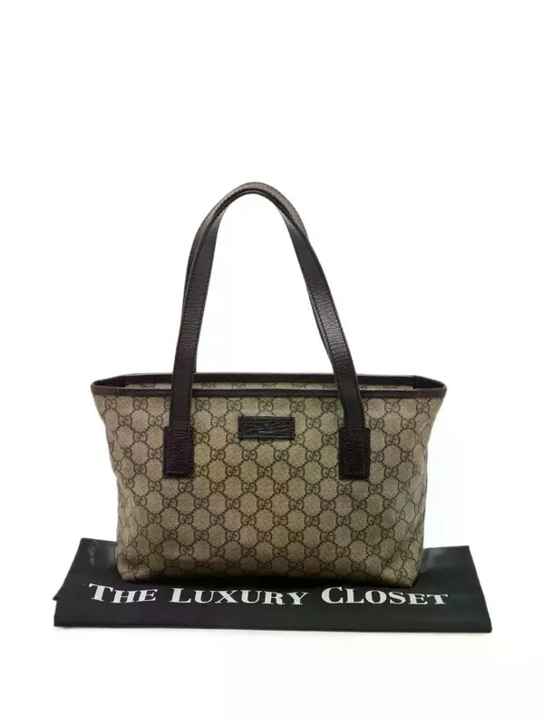 Gucci Gg Supreme Canvas Tote Bag