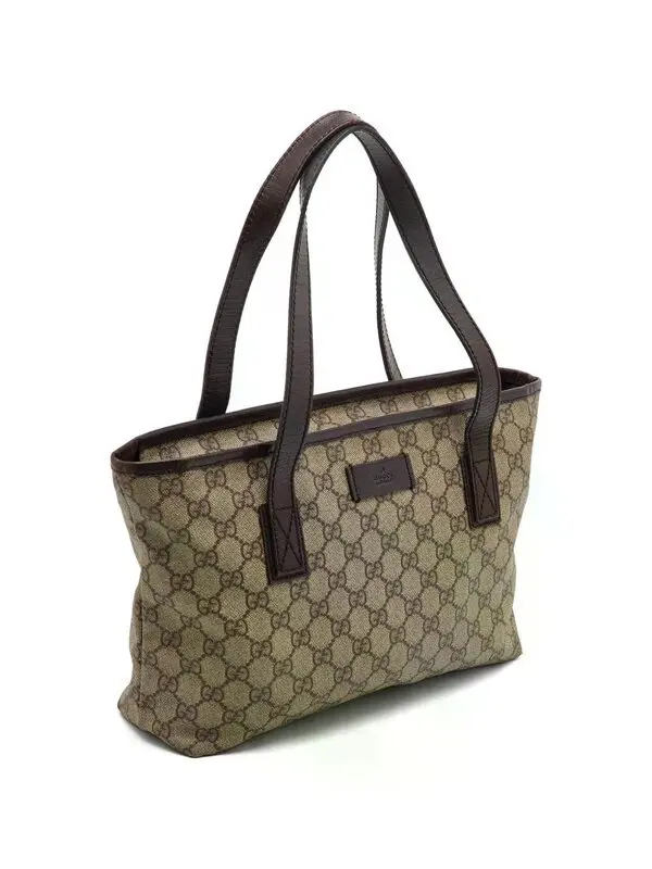 Gucci Gg Supreme Canvas Tote Bag - Neutrals