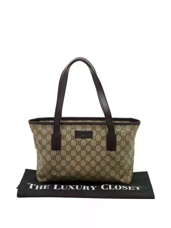 Gucci Gg Supreme Canvas Tote Bag