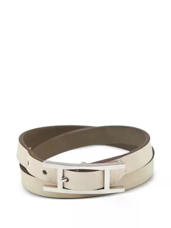 Hermès Behapi Double Tour Bracelet - Neutrals
