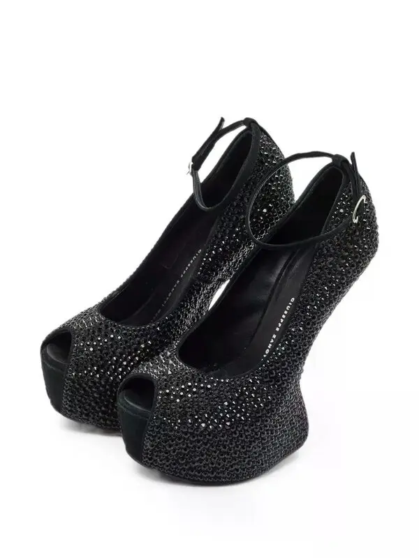 GIUSEPPE ZANOTTI Liza Crystal-embellished Pumps