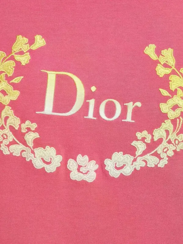 Dior Logo-embroidered T-shirt
