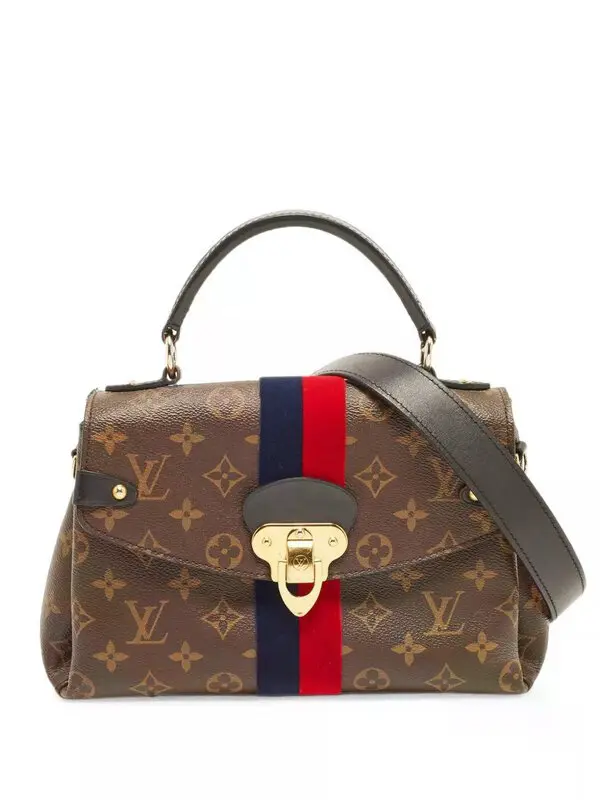 LOUIS VUITTON 2018 Georges Bb Monogram Tote Bag - Brown
