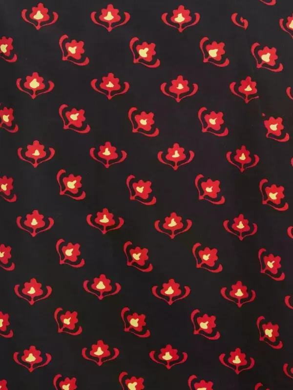 Miu Miu Floral-print Flared Mini Skirt