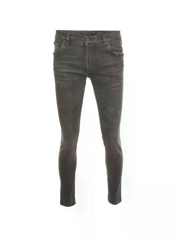 Dolce & Gabbana Distressed Slim-fit Jeans