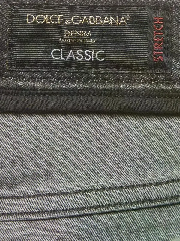 Dolce & Gabbana Distressed Slim-fit Jeans