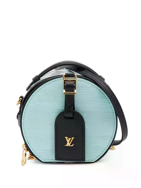 LOUIS VUITTON Boîte Chapeau Epi Leathe Tote Bag - Blue
