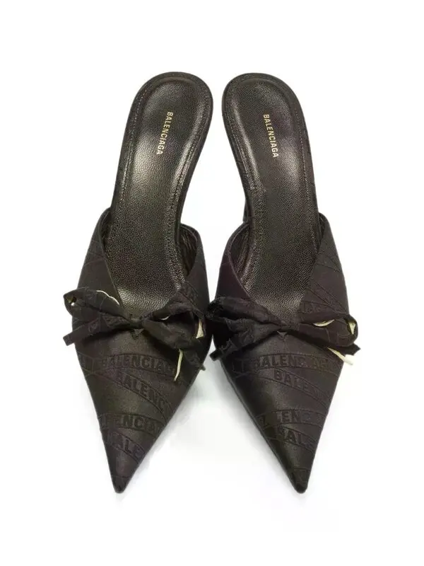 Balenciaga Knife Bow-detail Mules