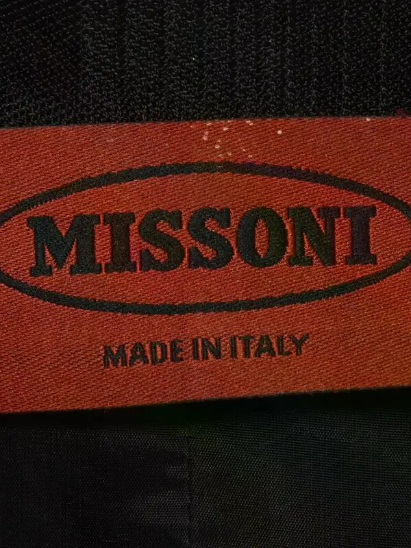 Missoni Chevron-knit Double-breasted Coat