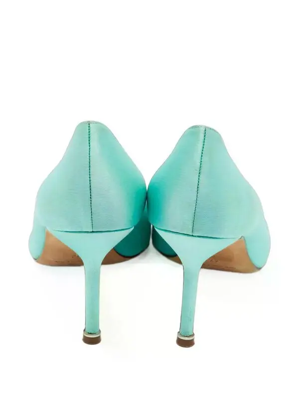 Manolo Blahnik Hangisi Crystal-embellished Pumps