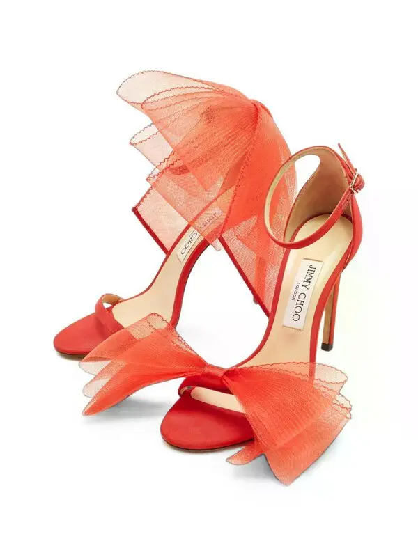 JIMMY CHOO Aveline New Bow Sandals