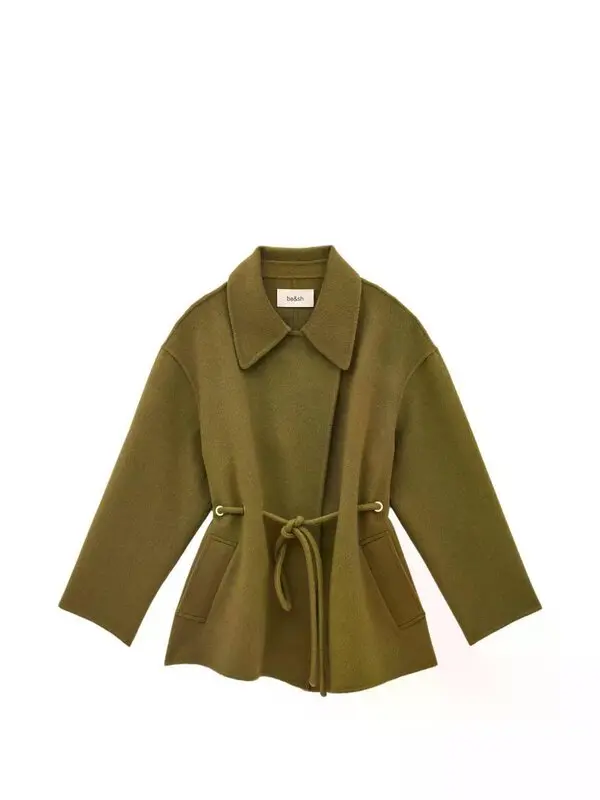 Ba&sh Kam Tie-waist Collared Coat