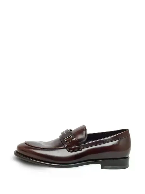 FERRAGAMO Logo-plaque Penny Loafers