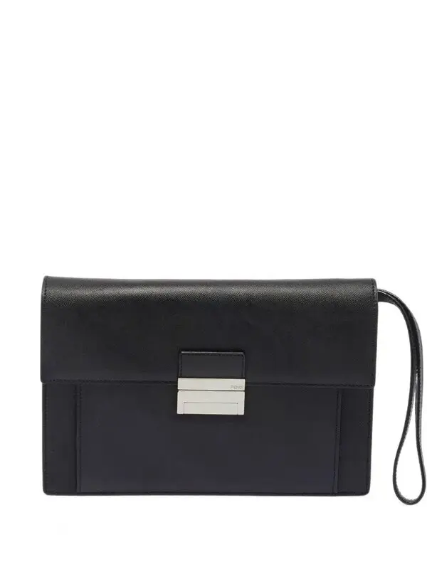 Fendi Push-lock Wristlet Clutch Bag