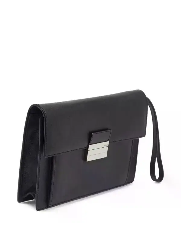 Fendi Push-lock Wristlet Clutch Bag