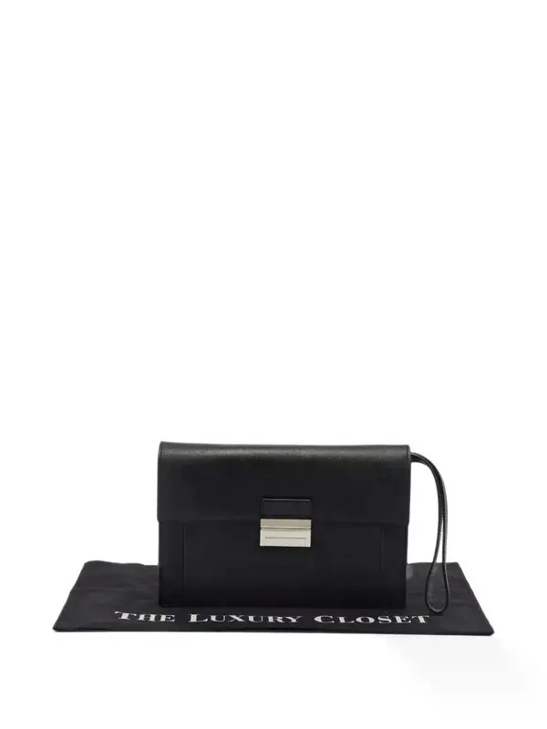 Fendi Push-lock Wristlet Clutch Bag
