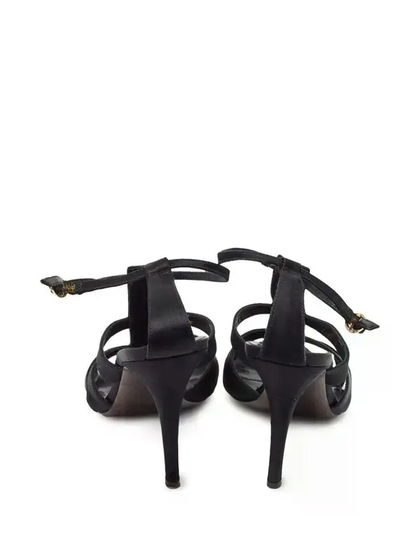 Fendi Studded T-strap High Stiletto Heeled Sandals