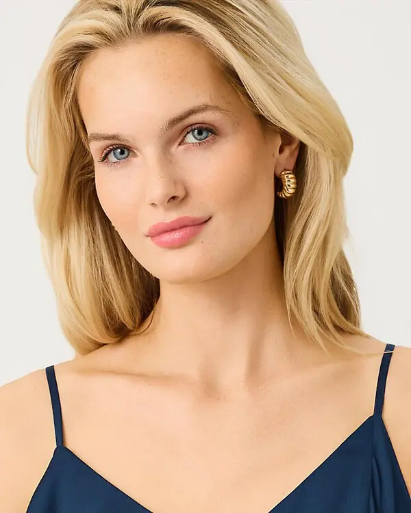 Lilly Pulitzer® Twisted Rope Hoop Earrings