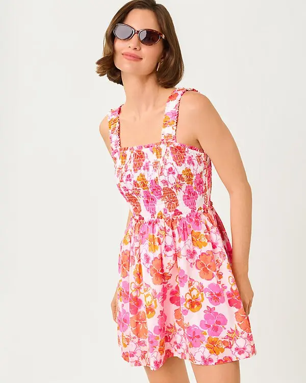 Lilly Pulitzer® Hadly Skirted Romper - White