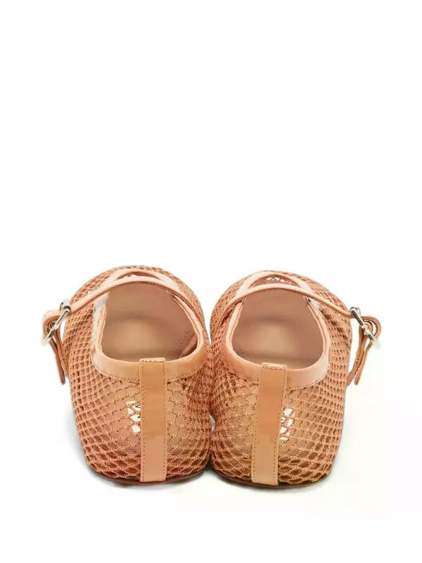 Alaïa Buckle-fastening Ballet Flats - Neutrals