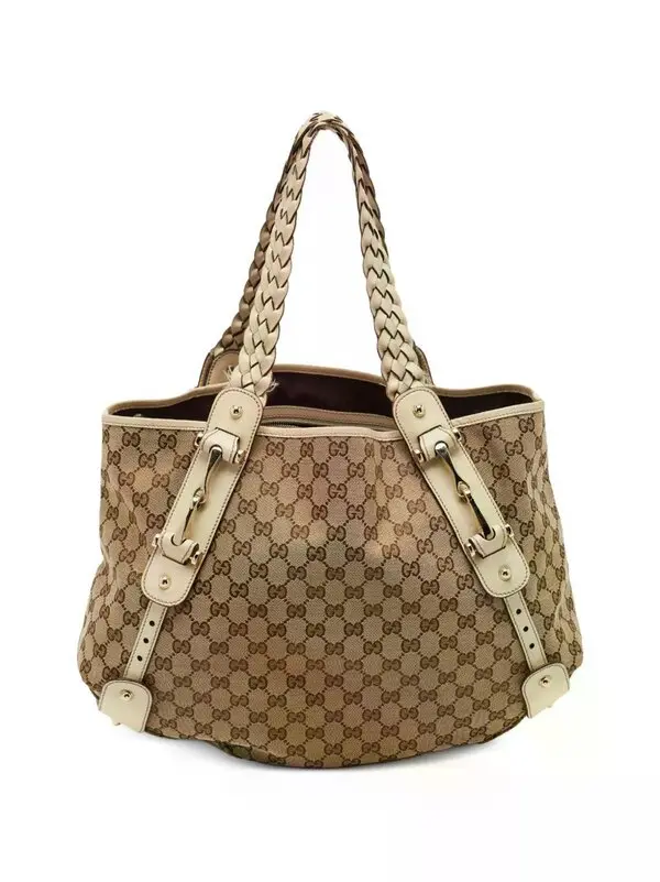 Gucci Pelham Gg Canvas Shoulder Bag - Neutrals