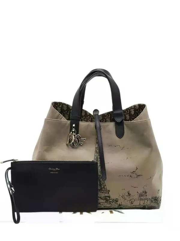 Dior Paris Eiffel Tower Tote Bag - Neutrals