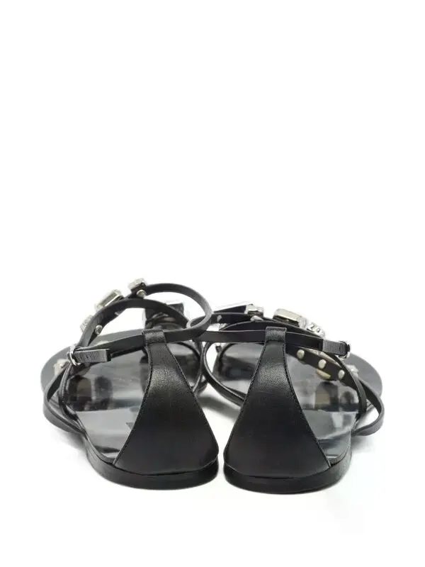 Casadei Crystal-embellished Ankle-strap Sandals