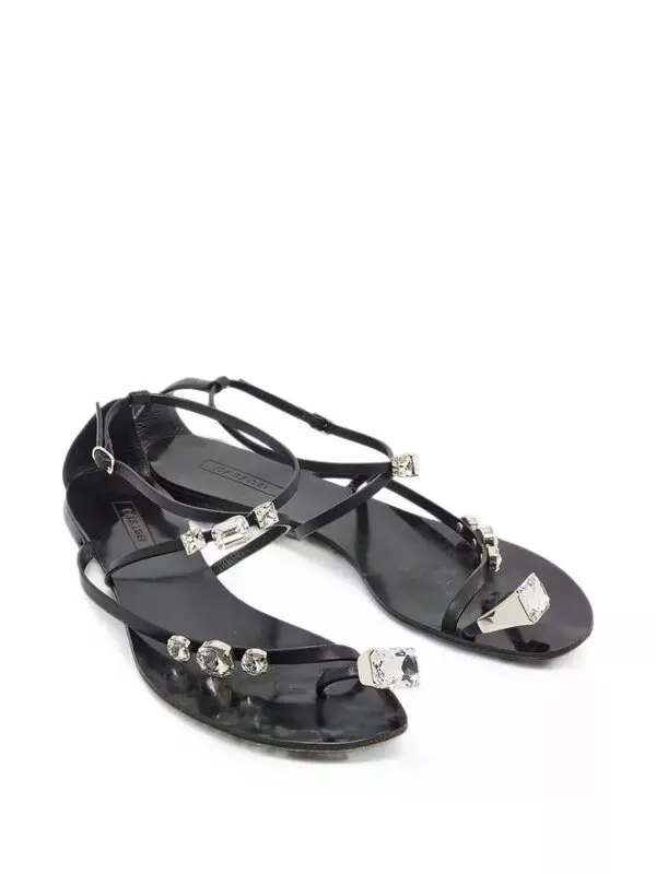 Casadei Crystal-embellished Ankle-strap Sandals