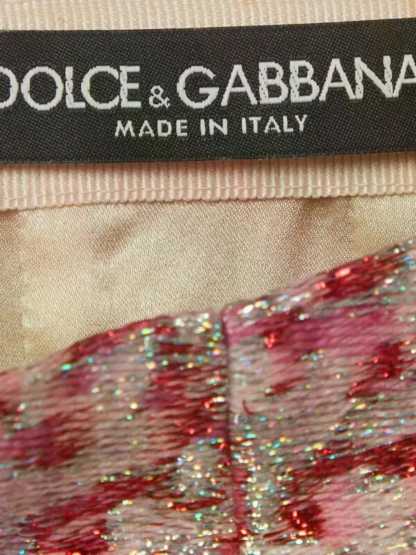 Dolce & Gabbana Jacquard Mini Skirt