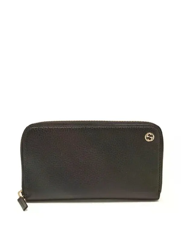 Gucci Interlocking G Continental Wallet - Black