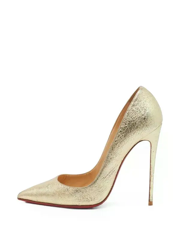 CHRISTIAN LOUBOUTIN So Kate Foil-leather Pumps