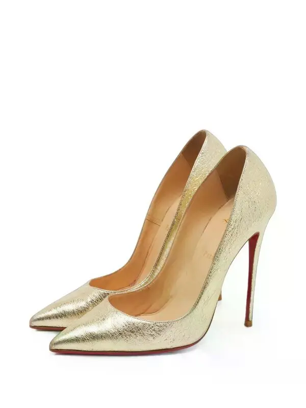 CHRISTIAN LOUBOUTIN So Kate Foil-leather Pumps