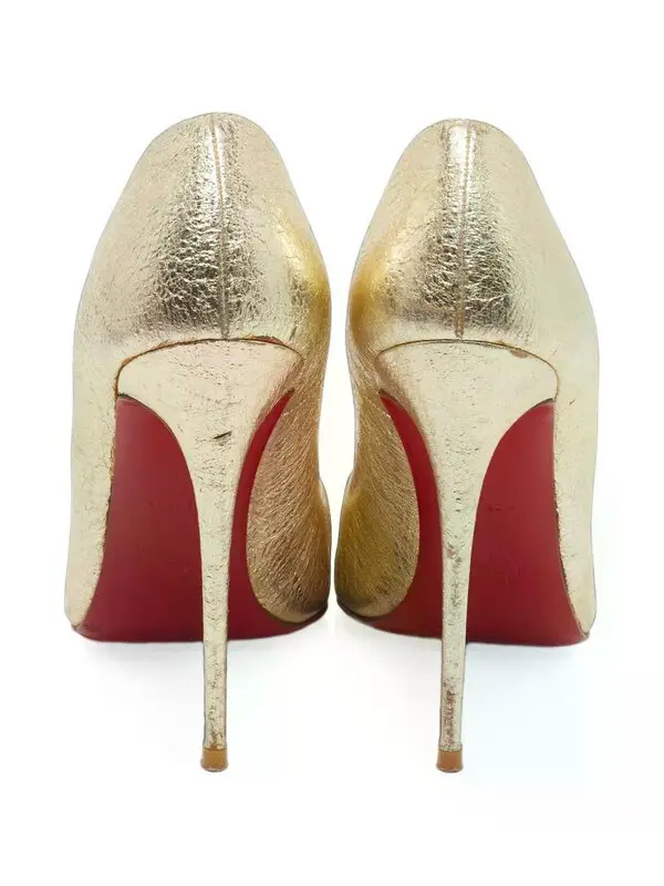 CHRISTIAN LOUBOUTIN So Kate Foil-leather Pumps