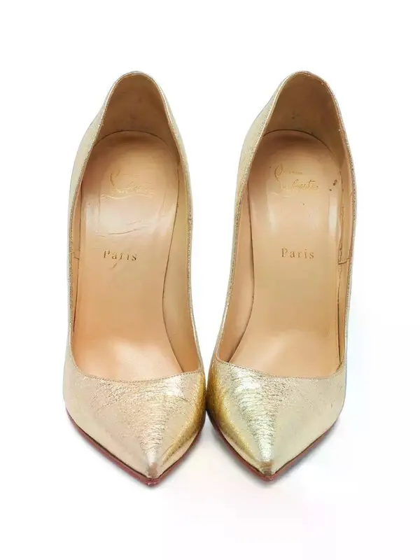 CHRISTIAN LOUBOUTIN So Kate Foil-leather Pumps