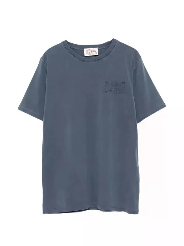 MC2 SAINT BARTH Embroidered-logo T-shirt