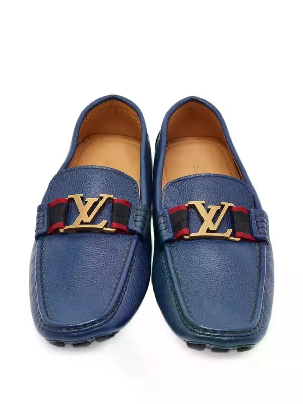 LOUIS VUITTON Monte Carlo Leather Loafers