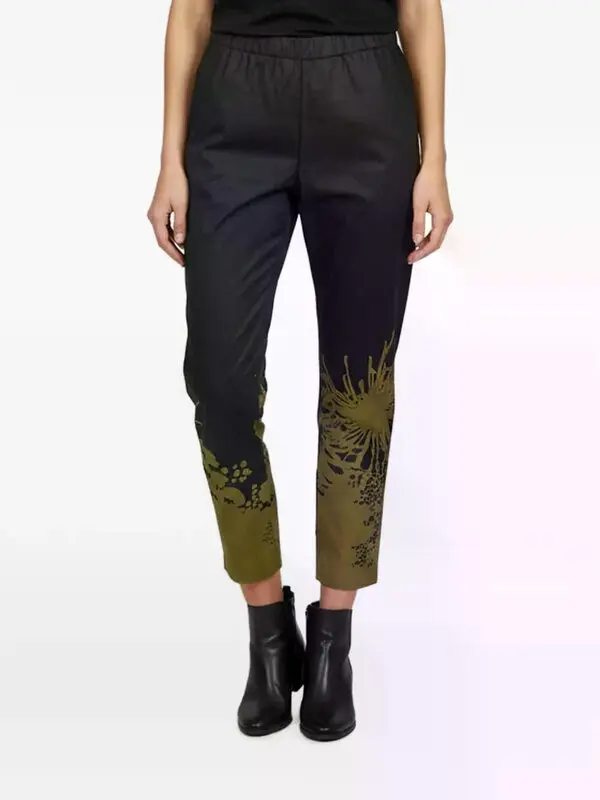 Dries Van Noten Printed Tapered Trousers