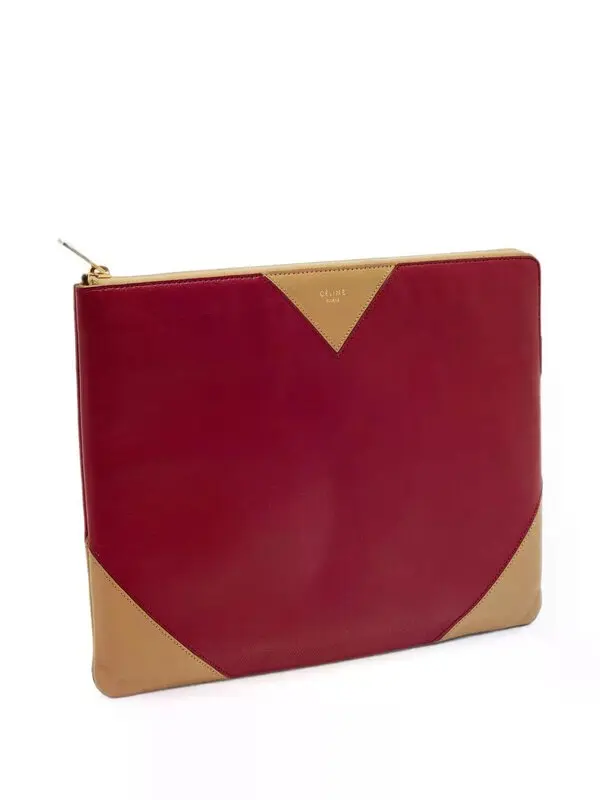Celine Heart-motif Zip-fastening Clutch Bag