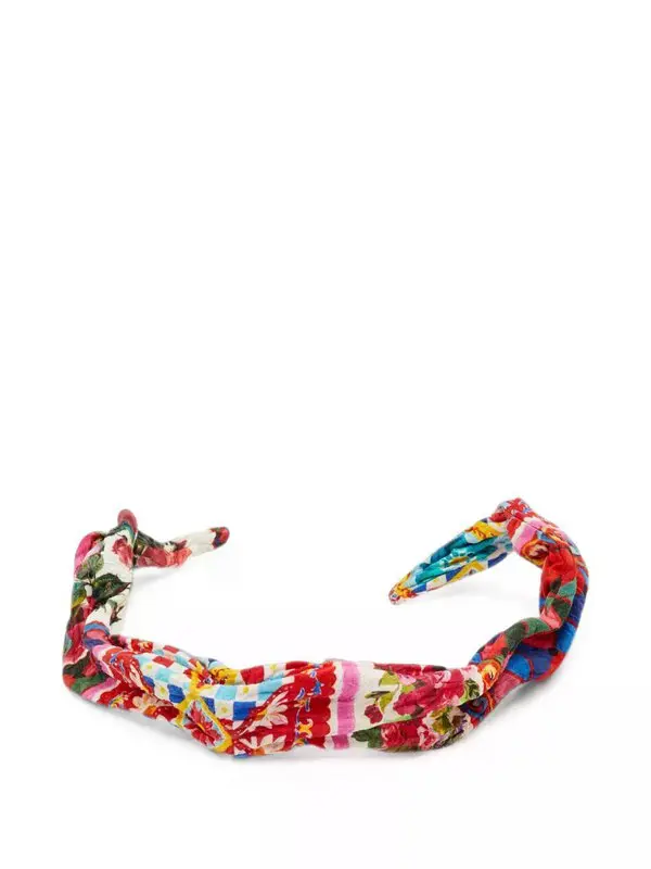 Dolce & Gabbana Rose Carretto Print Headband