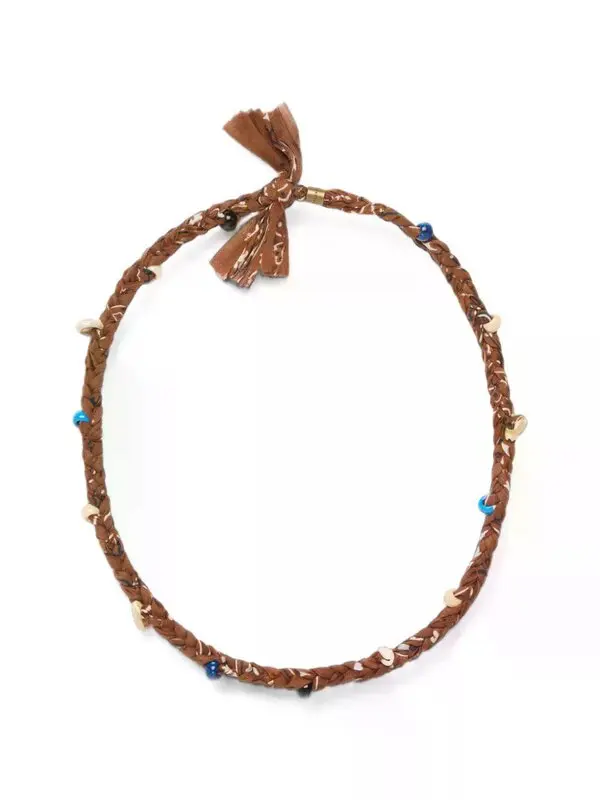 Alanui Bandana Seashell-embellished Necklace