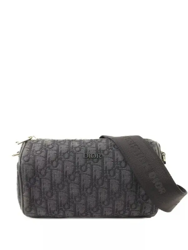 Dior Roller Oblique Cross Body Bag - Black