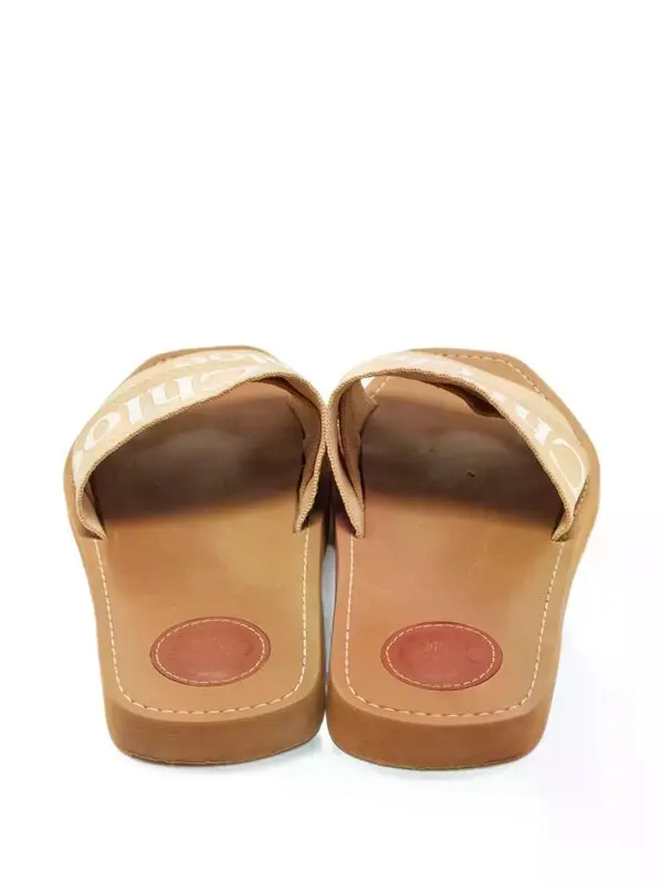 Chloé Woody Open-toe Sandals - Neutrals