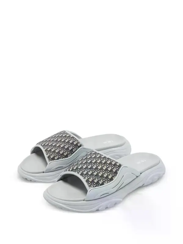 Dior Oblique Canvas Slides