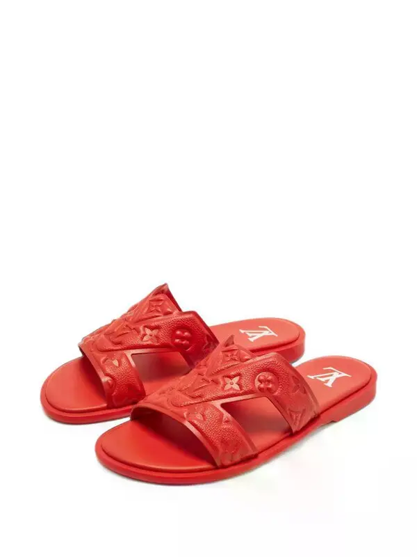 LOUIS VUITTON Oasis Monogram Empreinte Sandals