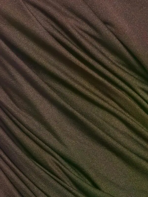 CHATS BY C.DAM Asymmetric Ruched Maxi Dress