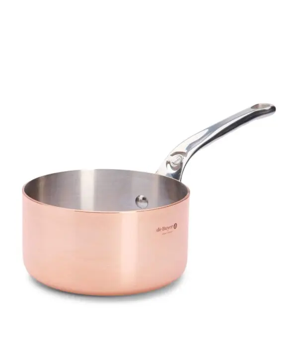 DE BUYER Copper Prima Matera Saucepan And Lid