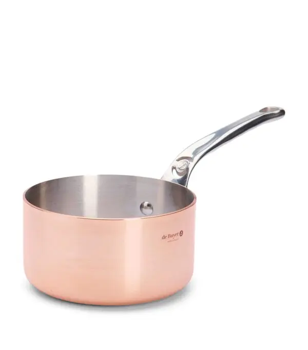 DE BUYER Copper Prima Matera Saucepan And Lid