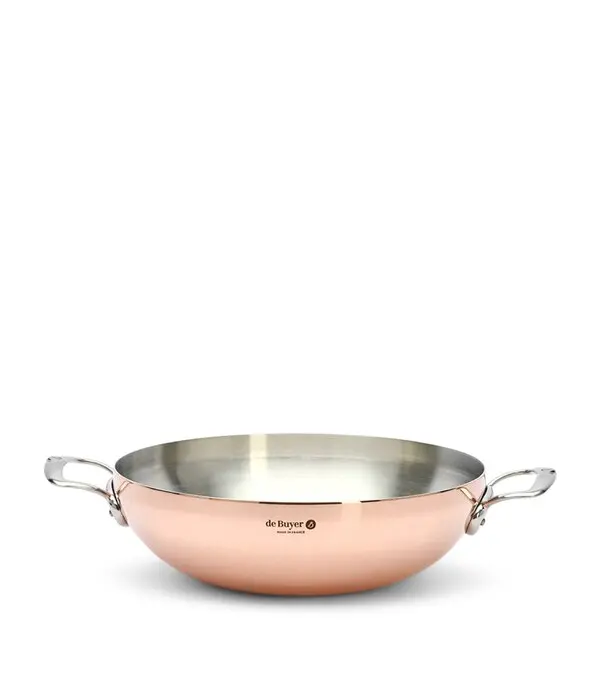 DE BUYER Copper Prima Matera Wok